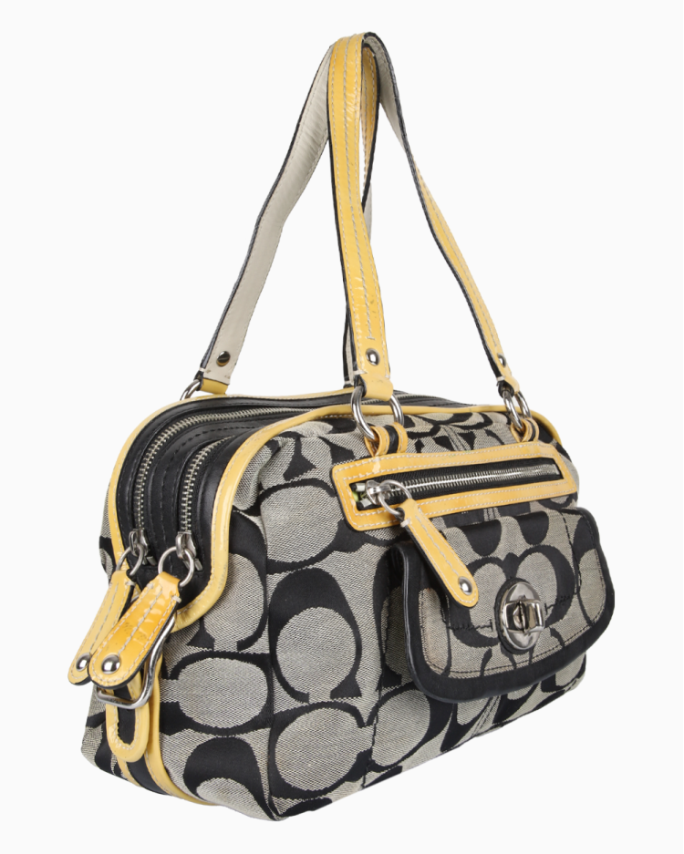 Bolsa Coach Original Bonnie Signature Monograma Feminina