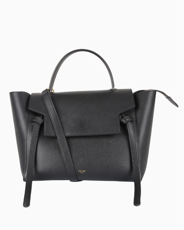 Bolsa Celine Original Mini Belt Preta Feminina