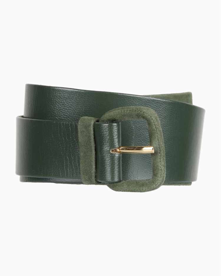 Cinto Mixed Original Couro Verde Feminino