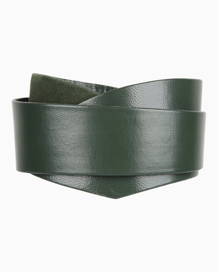 Cinto Mixed Original Couro Verde Feminino