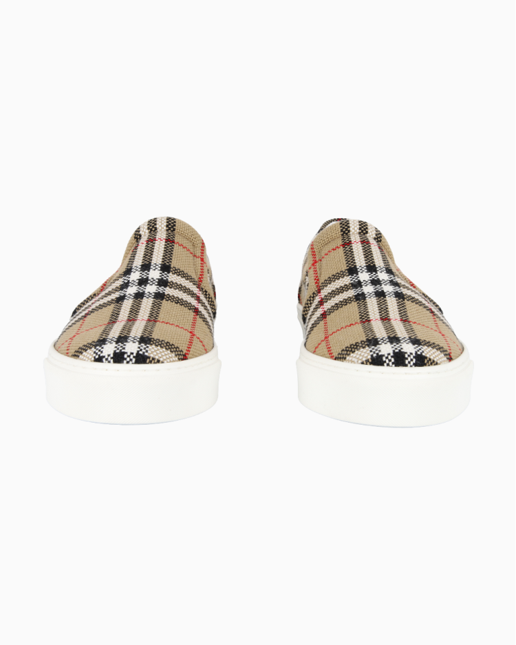 Tênis Burberry Original Slip On House Check Masculino