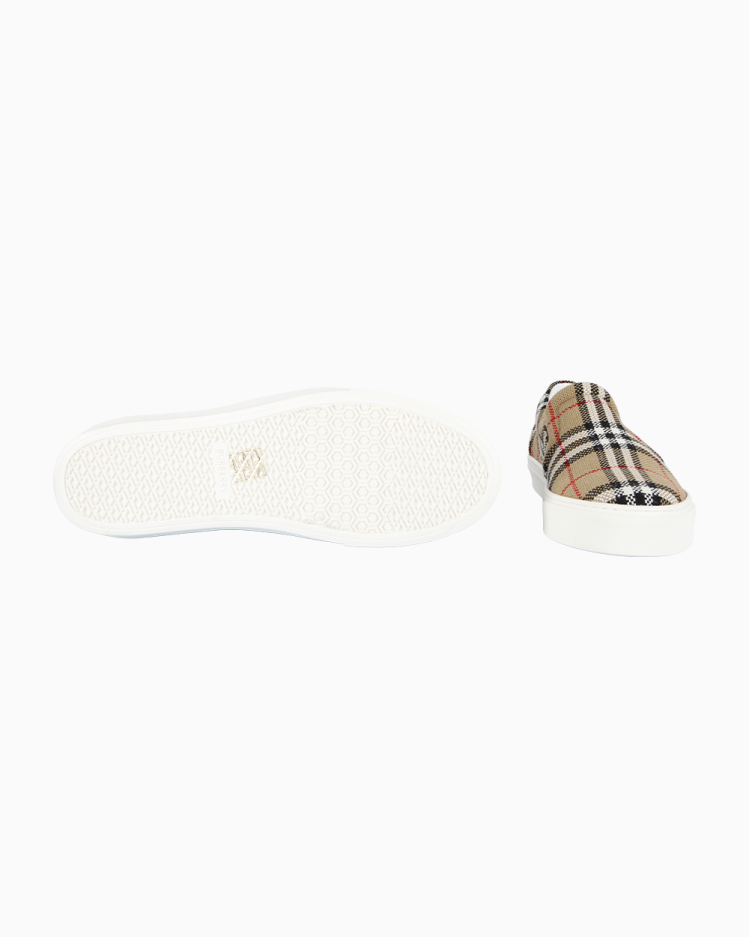 Tênis Burberry Original Slip On House Check Masculino