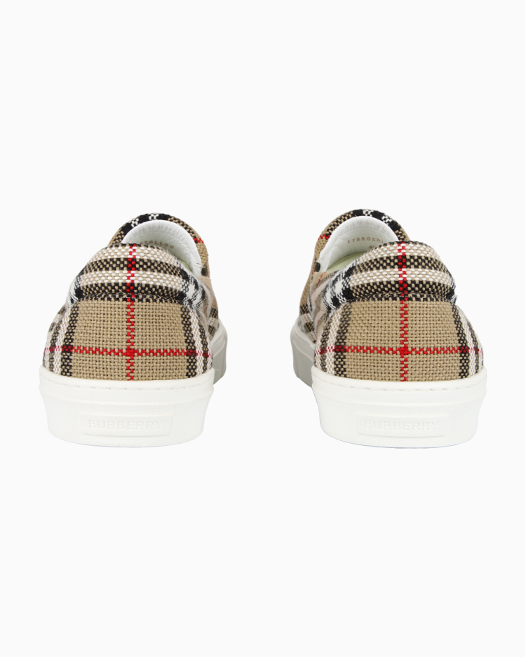 Tênis Burberry Original Slip On House Check Masculino