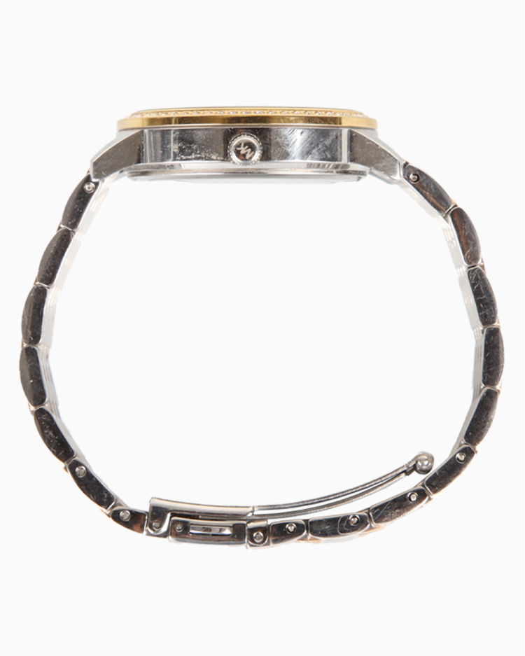 Relógio Michael Kors Original MK-4394 Cristais Dourado e Prata Feminino