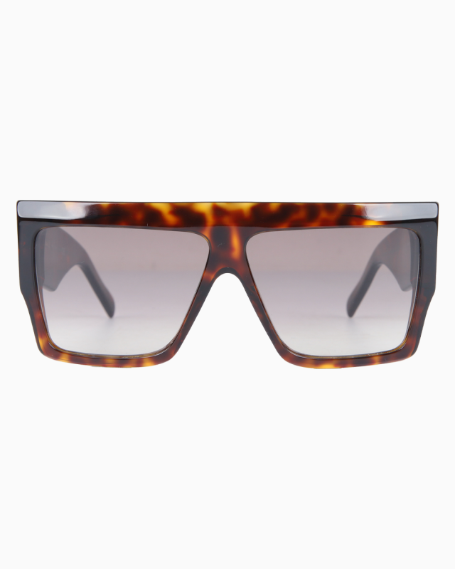 Óculos de Sol Celine Original Oversized CL400921 Tartaruga Feminino