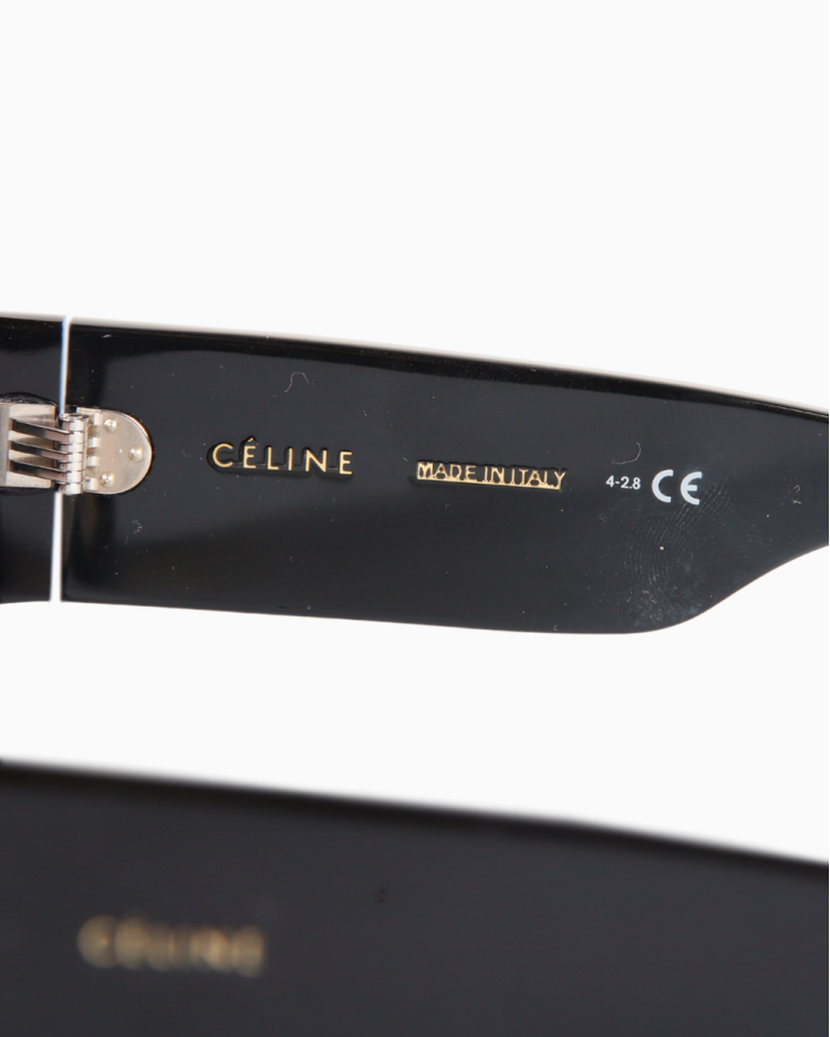 Óculos de Sol Celine Original Oversized CL400561 Preta Feminino