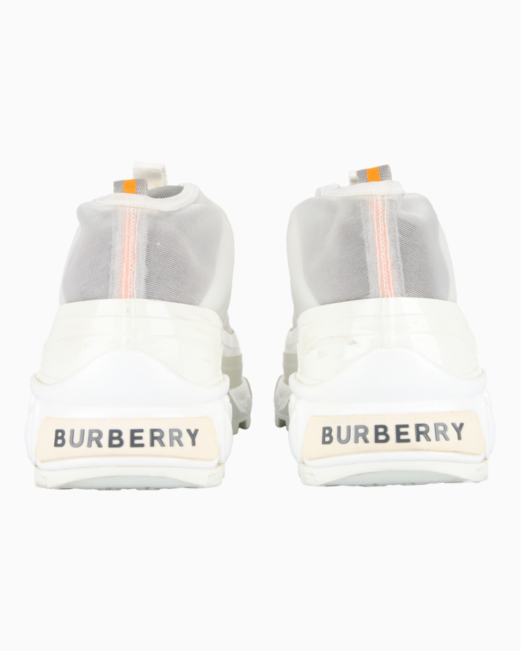 Tênis Burberry Original Arthur Zip Branco Masculino