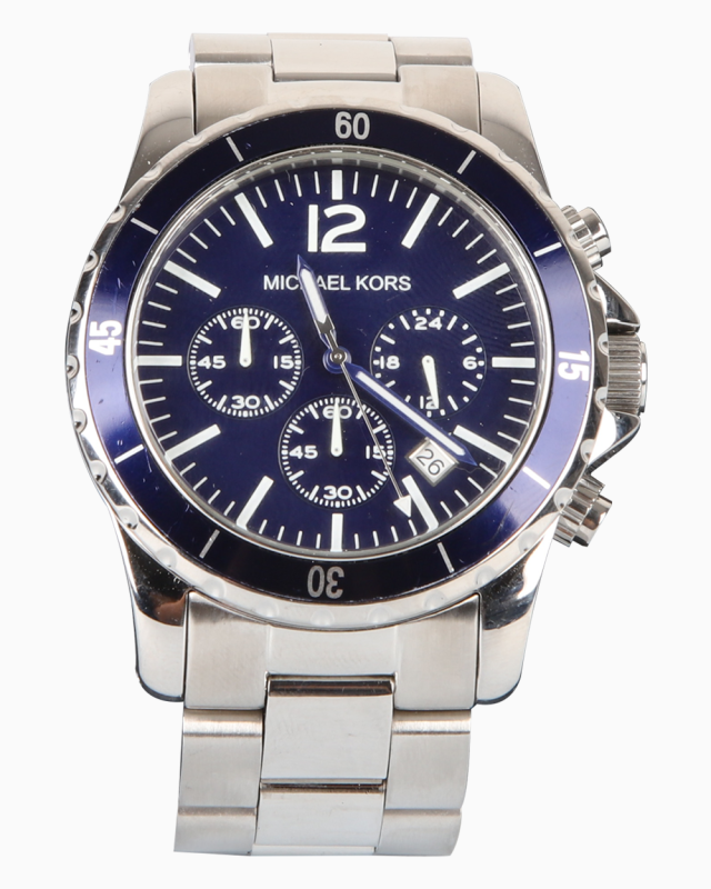 Relógio Michael Kors Original MK-8123 Prata Masculino