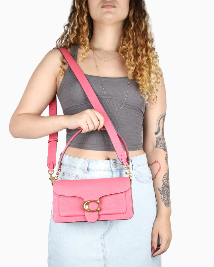 Bolsa Coach Original Tabby 26 Rosa Feminina
