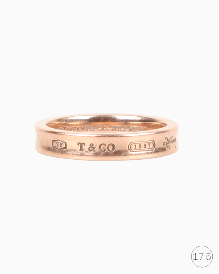 Anel Tiffany & Co. Original 1837 Rubedo Metal Rose Gold Feminino