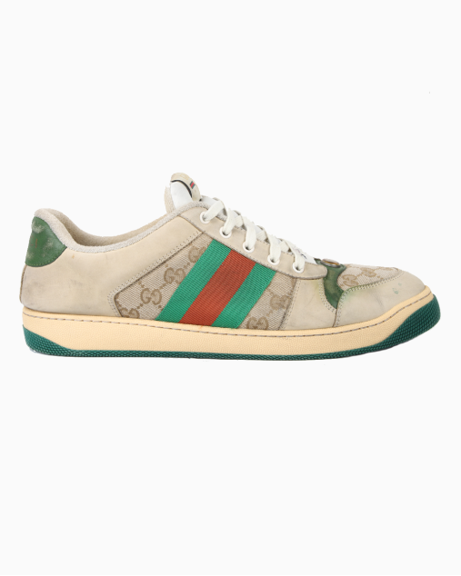 Tênis Gucci Original Screener Multicolorido Verde Masculino
