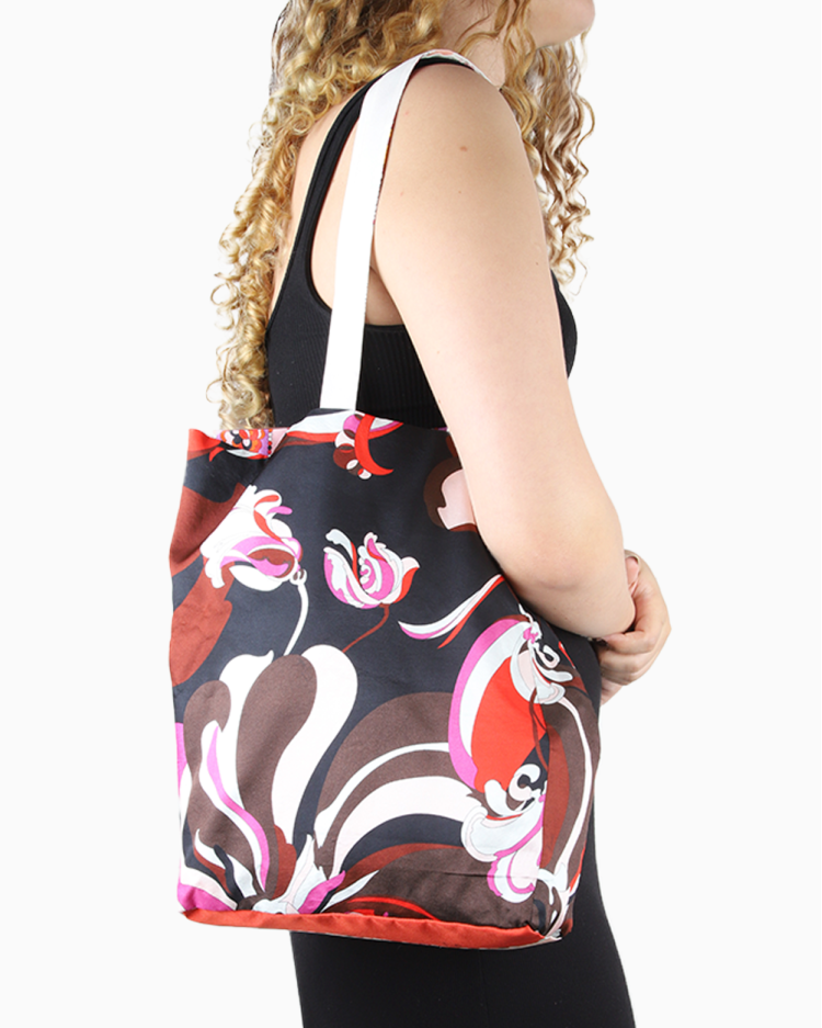 Bolsa Emilio Pucci Original Gallery Seda Estampado Feminina