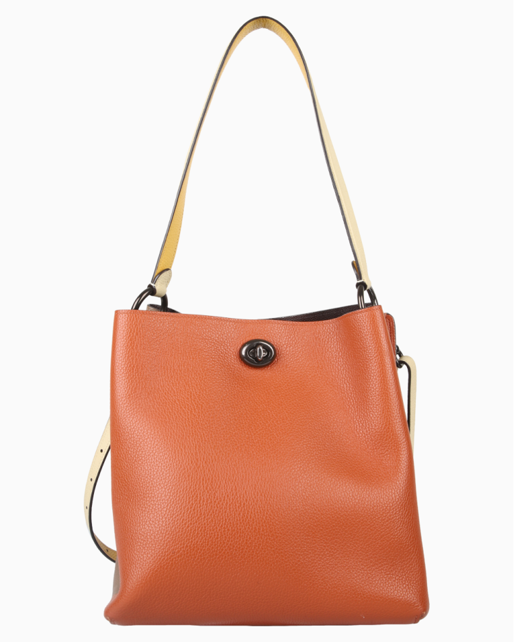 Bolsa Coach Original Willow Bucket Colorblock Feminina