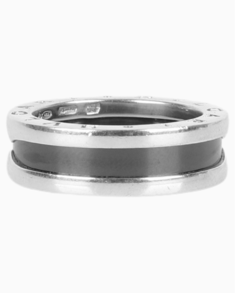 Anel Bvlgari Save the Children Original Cerâmica e Prata 925 Feminino