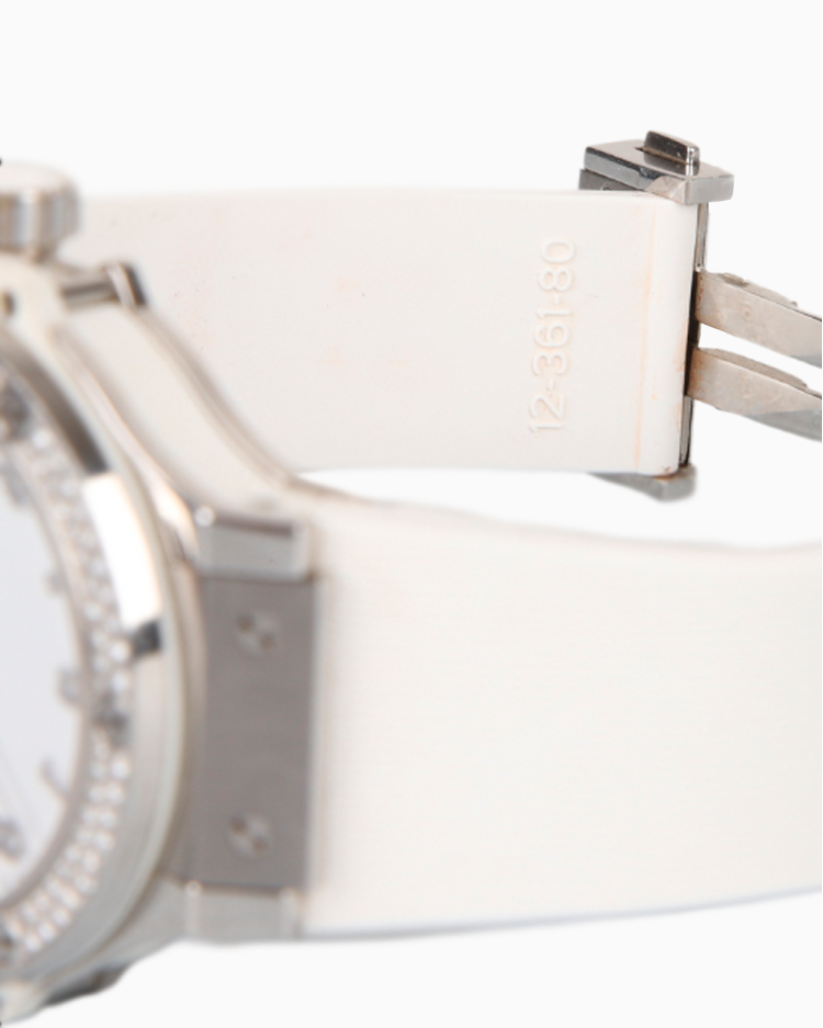 Relógio Hublot Original Geneve Big Bang Diamonds Branco Feminino