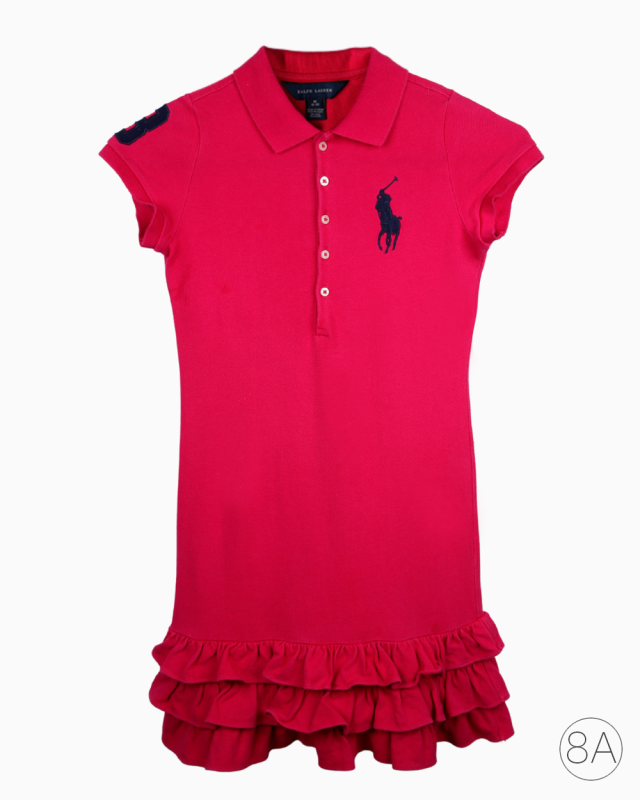 Vestido Infantil Ralph Lauren Original Rosa