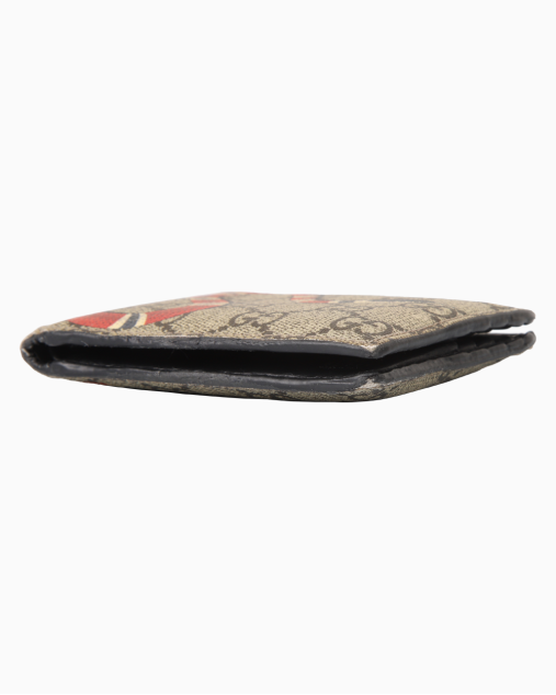 Carteira Gucci Original Kingsnake GG Supreme Masculina