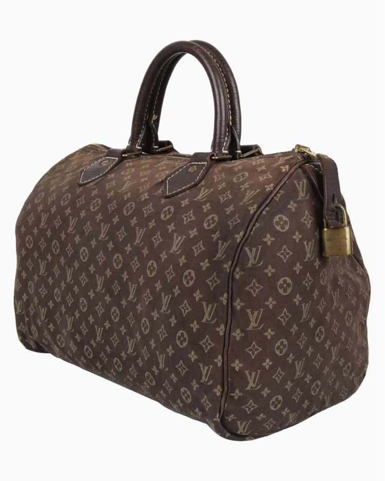 Bolsa Louis Vuitton Original Speedy 30 Mini Lin Monograma Feminina