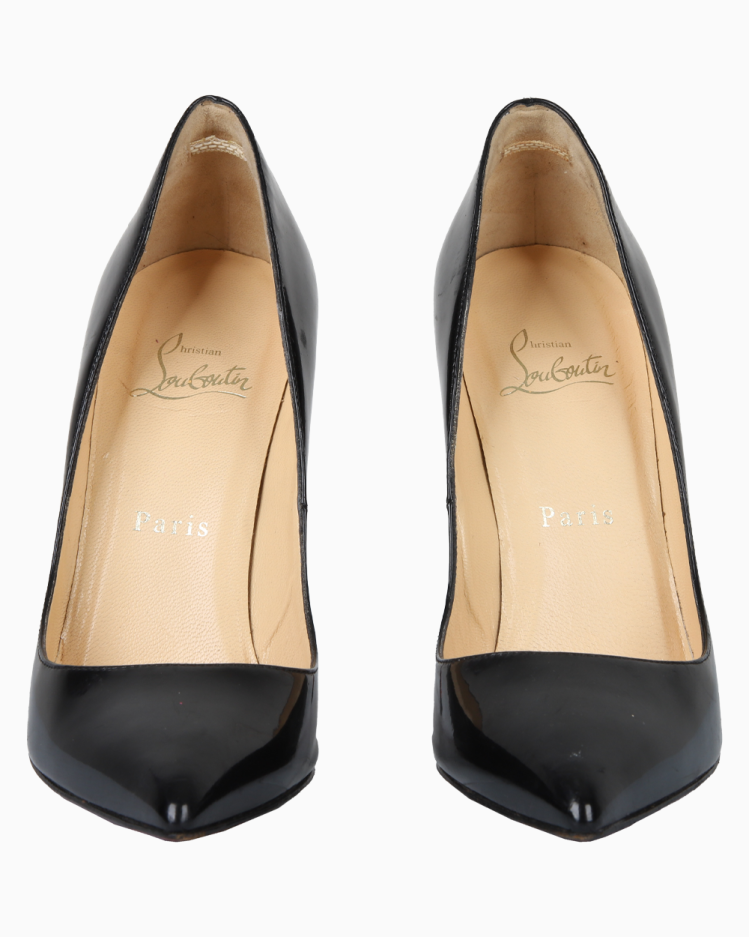 Scarpin Louboutin Original So Kate 120 Verniz Preto Feminina