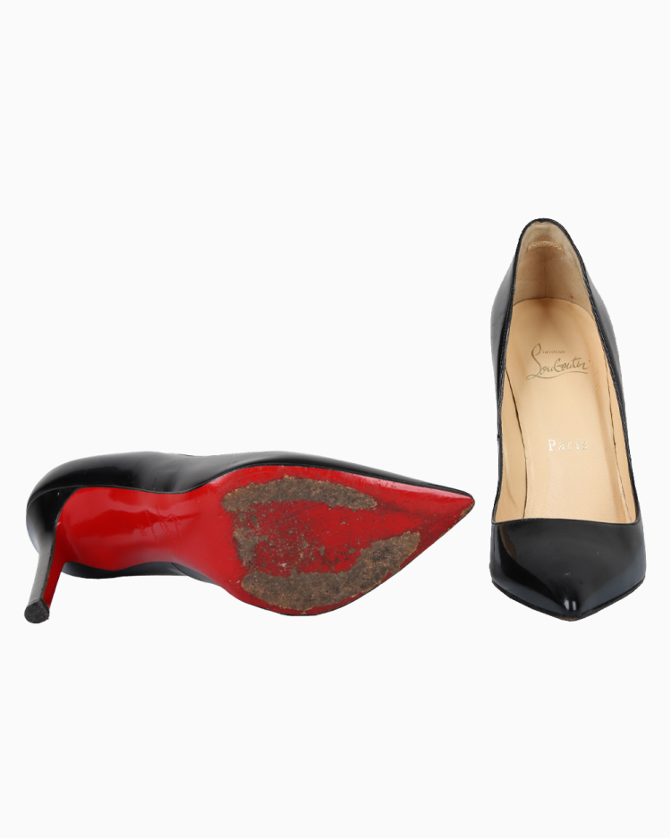 Scarpin Louboutin Original So Kate 120 Verniz Preto Feminina