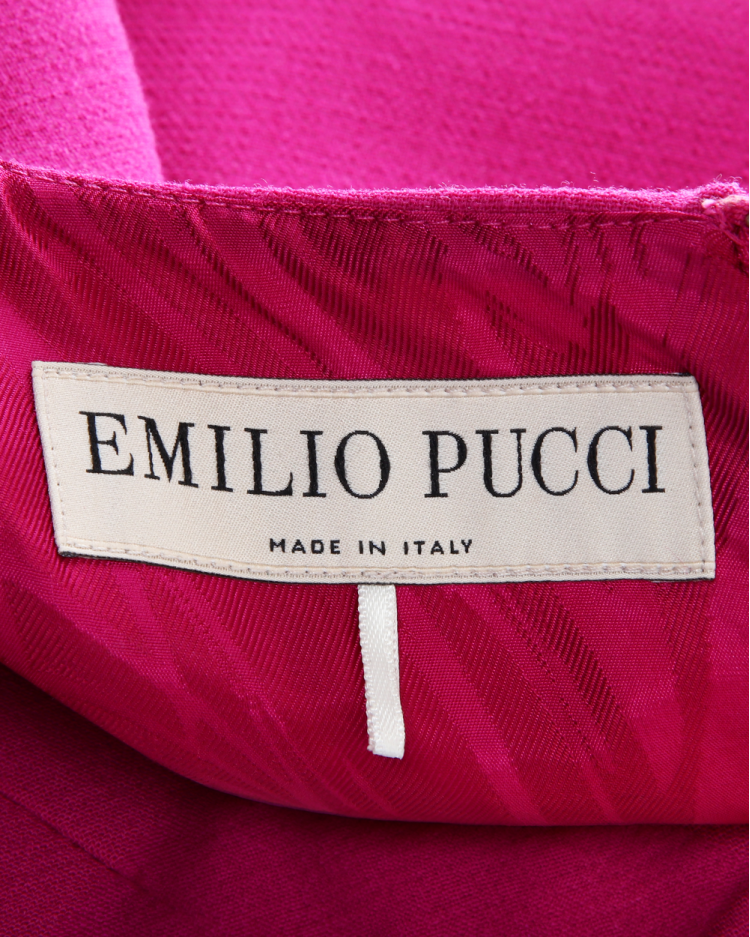 Vestido Emilio Pucci Original Reto Roxo Feminino