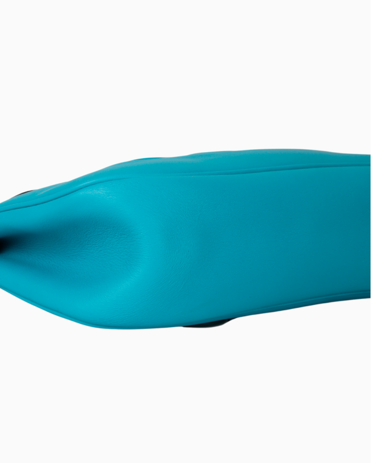 Bolsa Hermès Original Berline 28 Swift Azul Turquesa Feminina