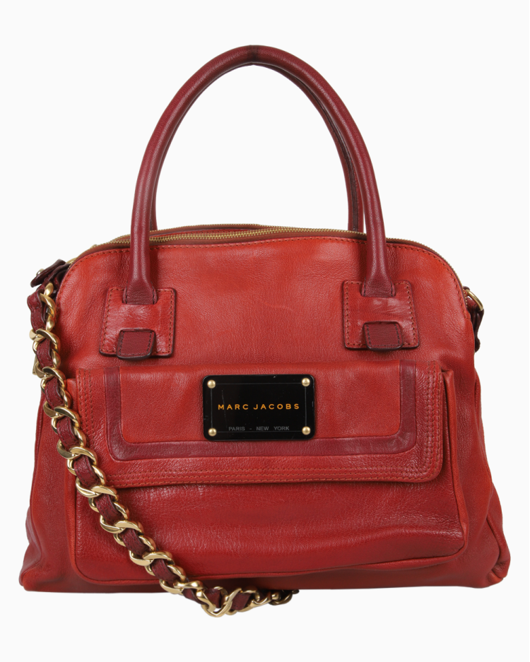 Bolsa Marc Jacobs Original Couro Terracota Feminina