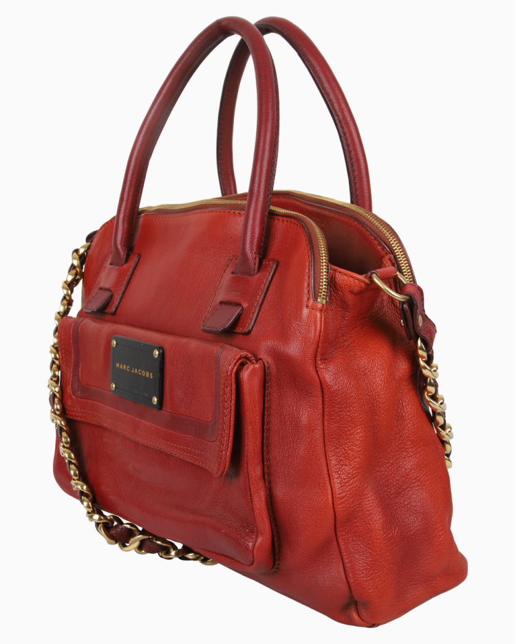 Bolsa Marc Jacobs Original Couro Terracota Feminina