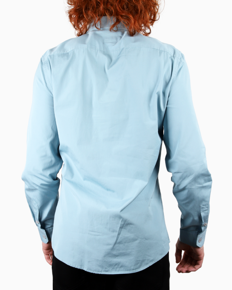 Camisa Gucci Original Algodão Azul Masculina