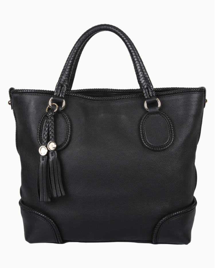 Bolsa Gucci Original Marrakech Tote Preta Feminina