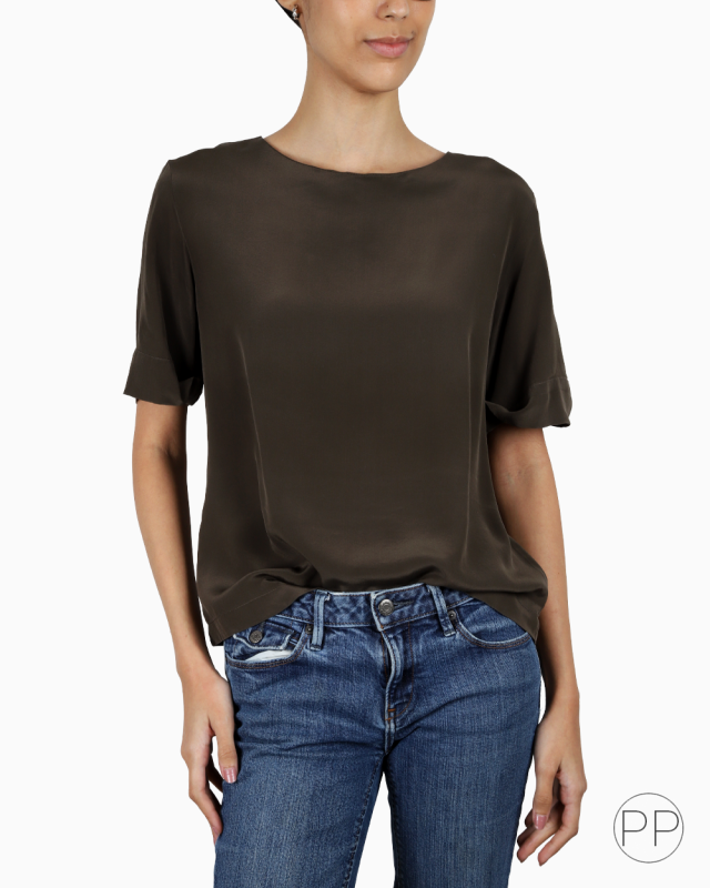 Camiseta Mixed Original Verde Musgo Feminina