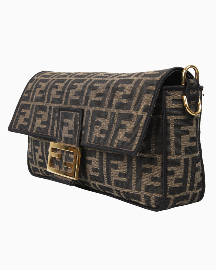 Bolsa Fendi Original Baguette FF jacquard Monograma Feminina