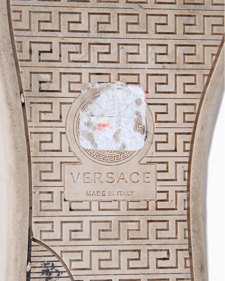 Tênis Versace Original Medusa Couro Caramelo Masculino