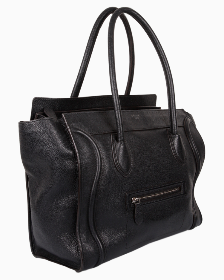 Bolsa Celine Original Luggage Mini Preta Feminina
