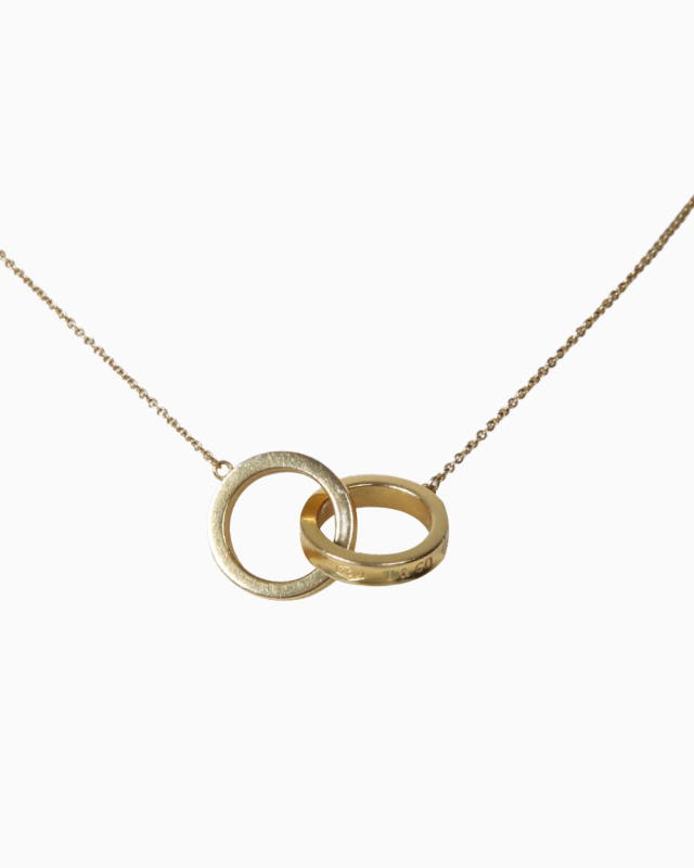 Colar Tiffany & Co. Original Interlocking Circles Ouro Amarelo Feminino
