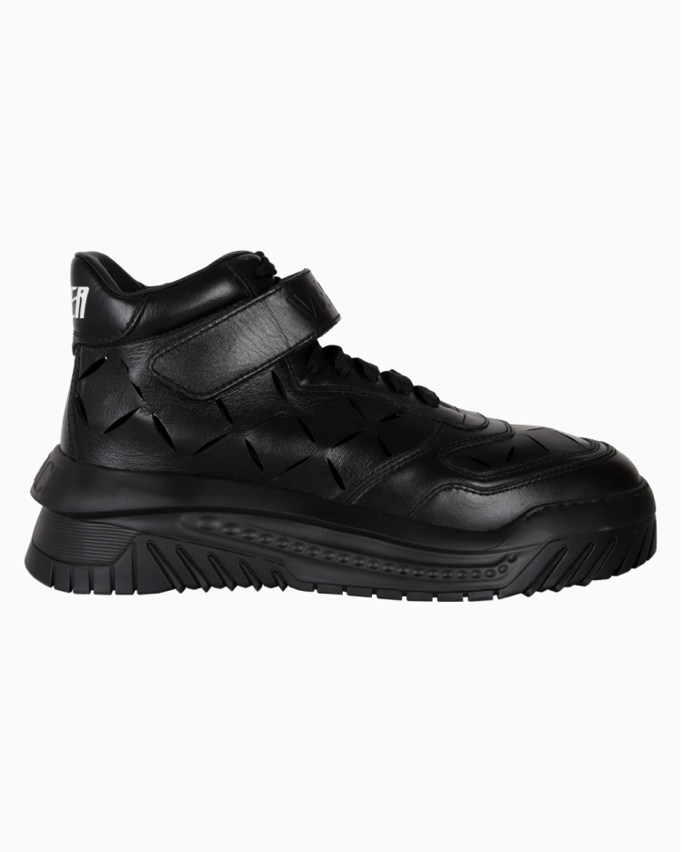 Tênis Versace Original Greca Odissea High-Top Preto Masculino