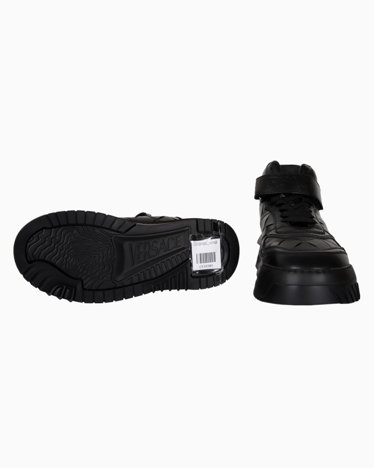 Tênis Versace Original Greca Odissea High-Top Preto Masculino