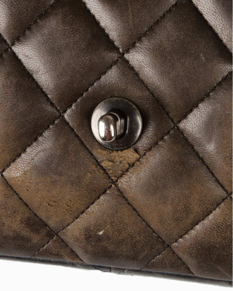 Bolsa Chanel Original Double Flap Tri-Color Feminina