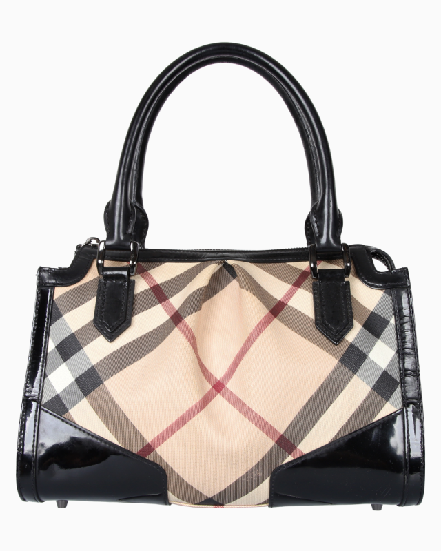 Bolsa Burberry Original Madison Nova Check Bege Feminina