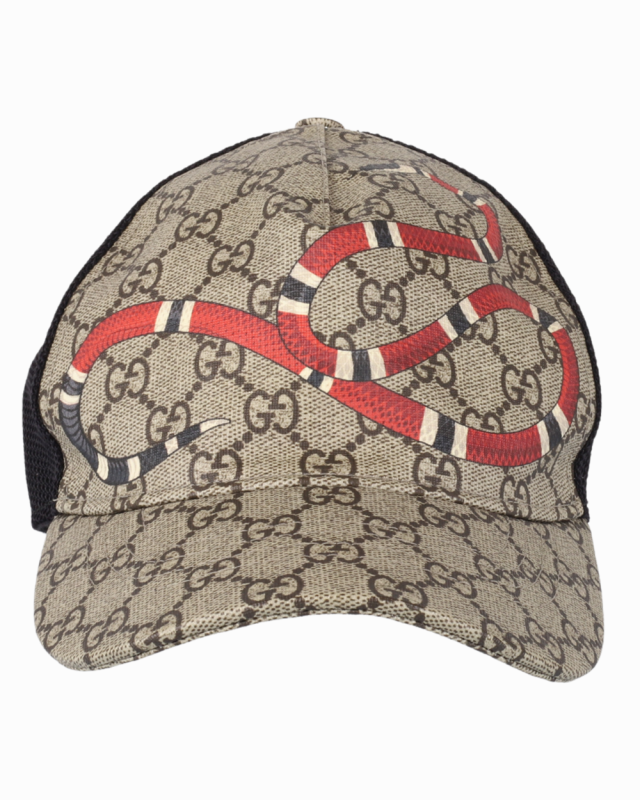 Boné Gucci Snake Canvas