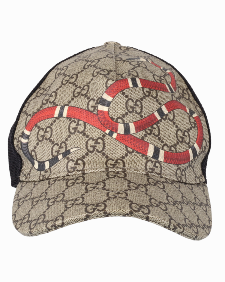 Boné Gucci Snake Canvas