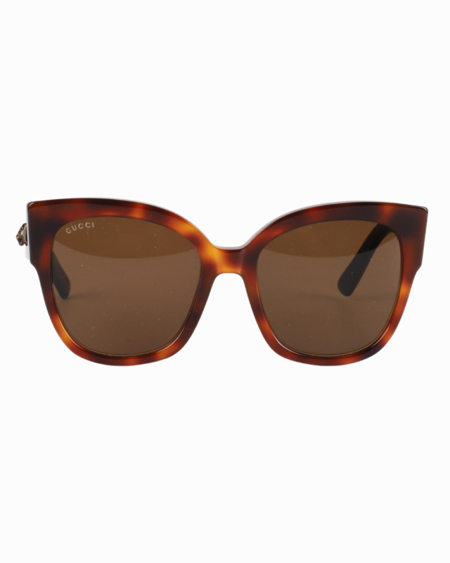 Óculos de Sol Gucci Quadricular Turtle Shell
