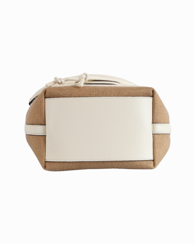 Bolsa Valentino Bucket Locò de Ráfia