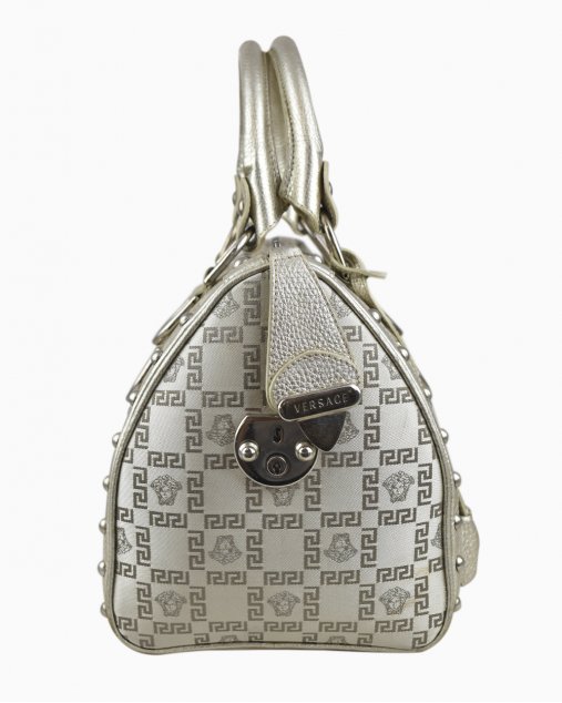 Bolsa Versace Monograma Dourado Original Feminino