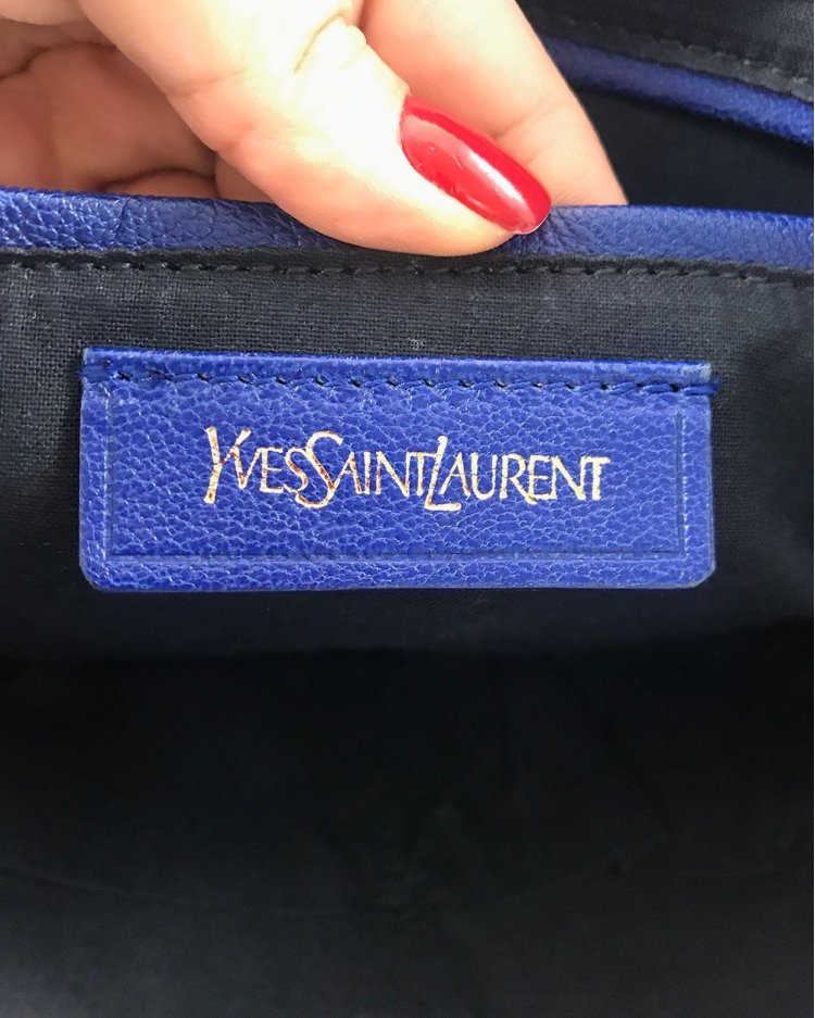 Bolsa YSL Azul Big