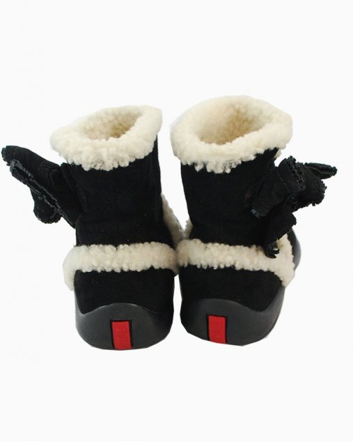 Bota Infantil Prada Camurça