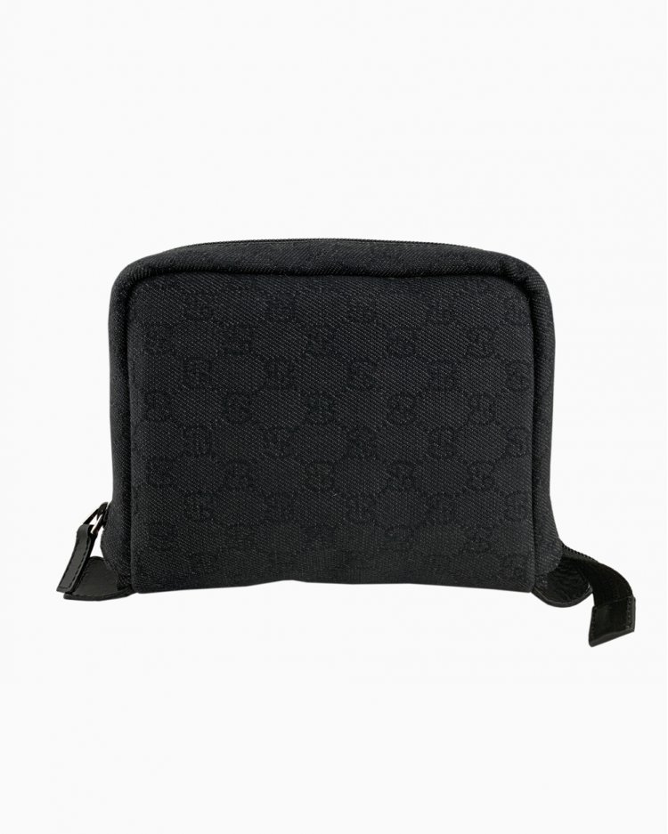 Mala Gucci Dobrável Guccissima Jacquard Preto Autentica