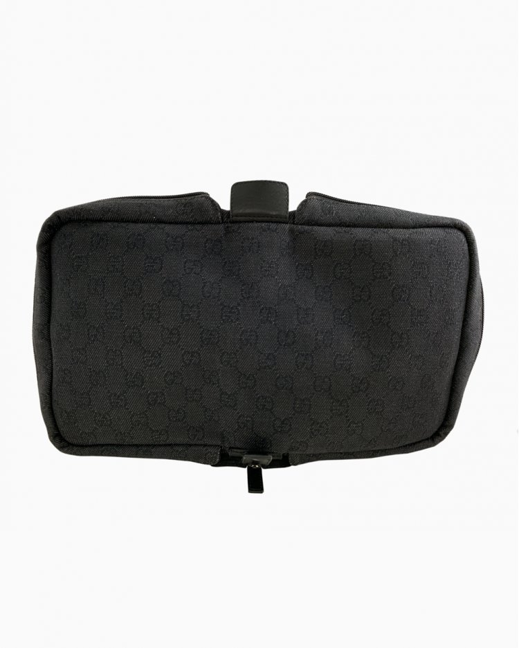 Mala Gucci Dobrável Guccissima Jacquard Preto Autentica