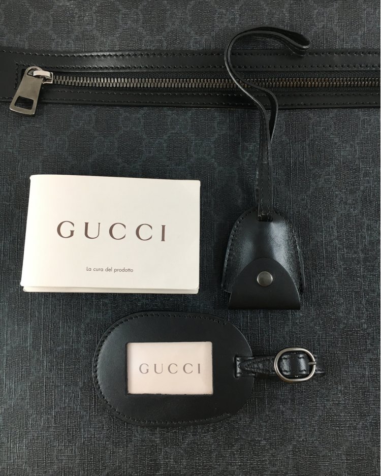 Mala Gucci Guccissima Preta Autentica original