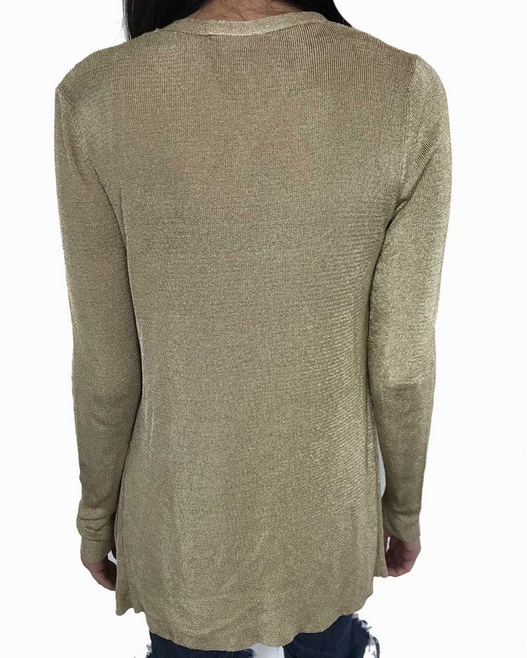 Suéter Gucci Original Dourado Feminino Conjunto Autêntico